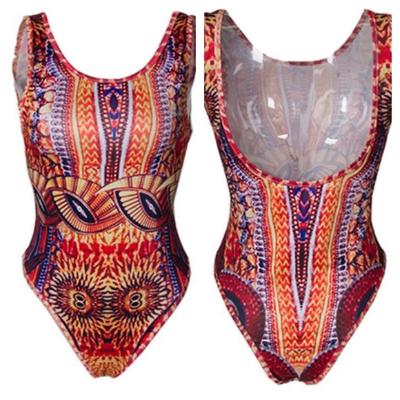 Swim | African Print One Piece Swimsuit | Poshmark